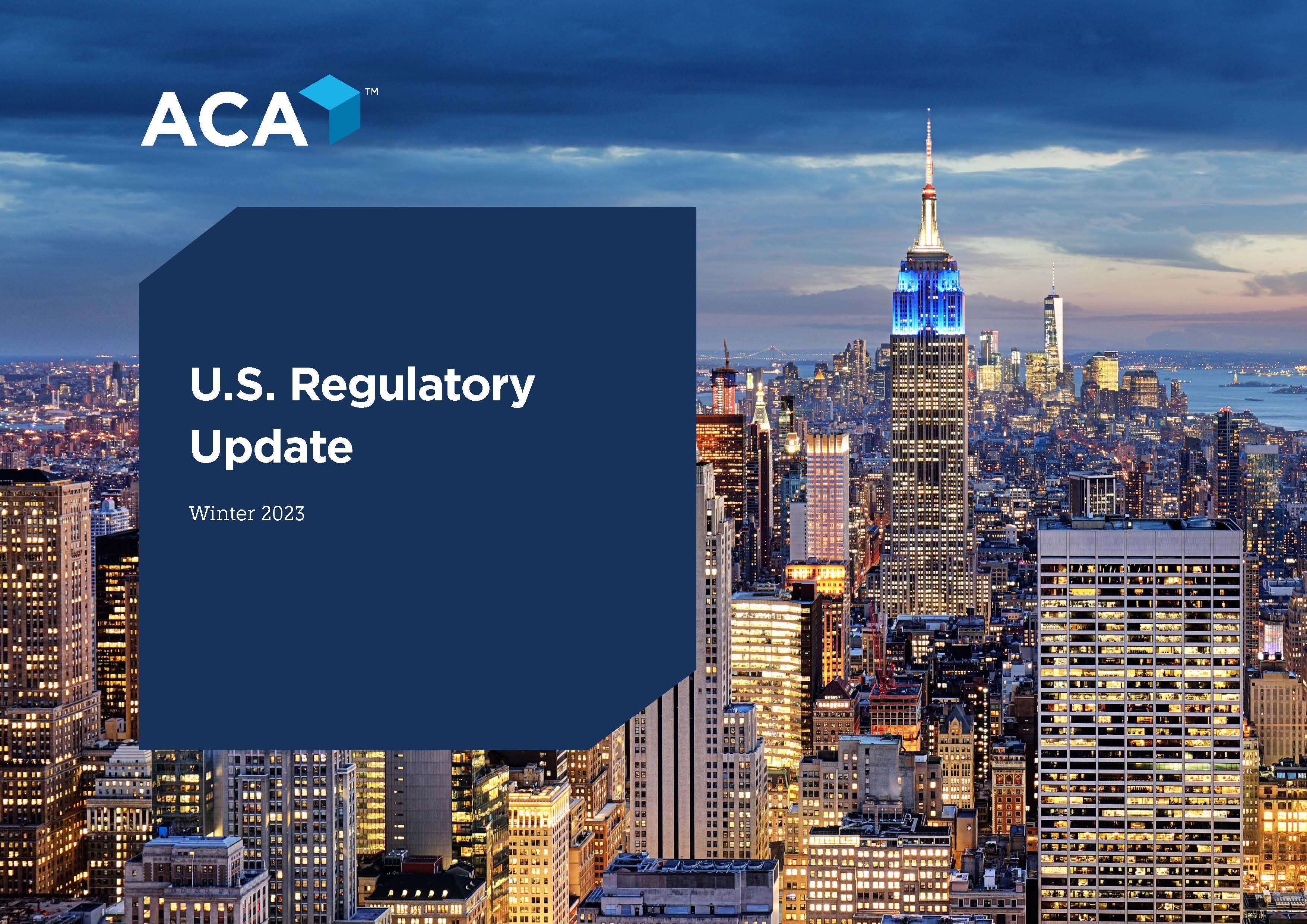 Newsletter: U.S. Regulatory Update Winter 2023
