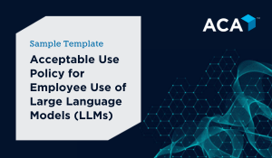 Sample AUP for Employee Use of LLMs